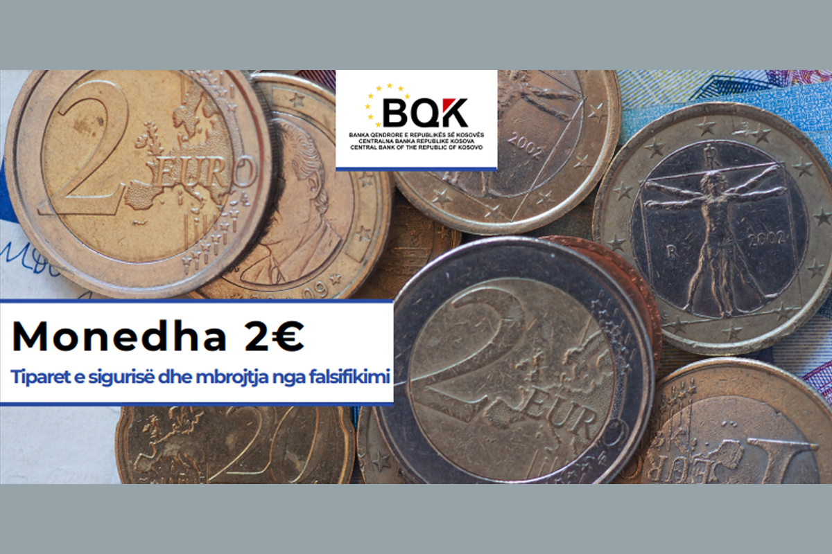 Monedha 2 euro dhe tiparet e sigurisë - BQK Edu